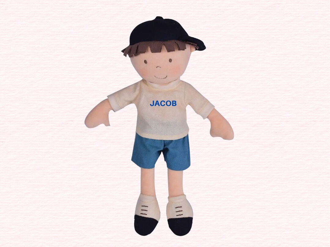 Brother Personalized Soft Doll Boy Soft Doll Boy Rag Doll Baby's First ...