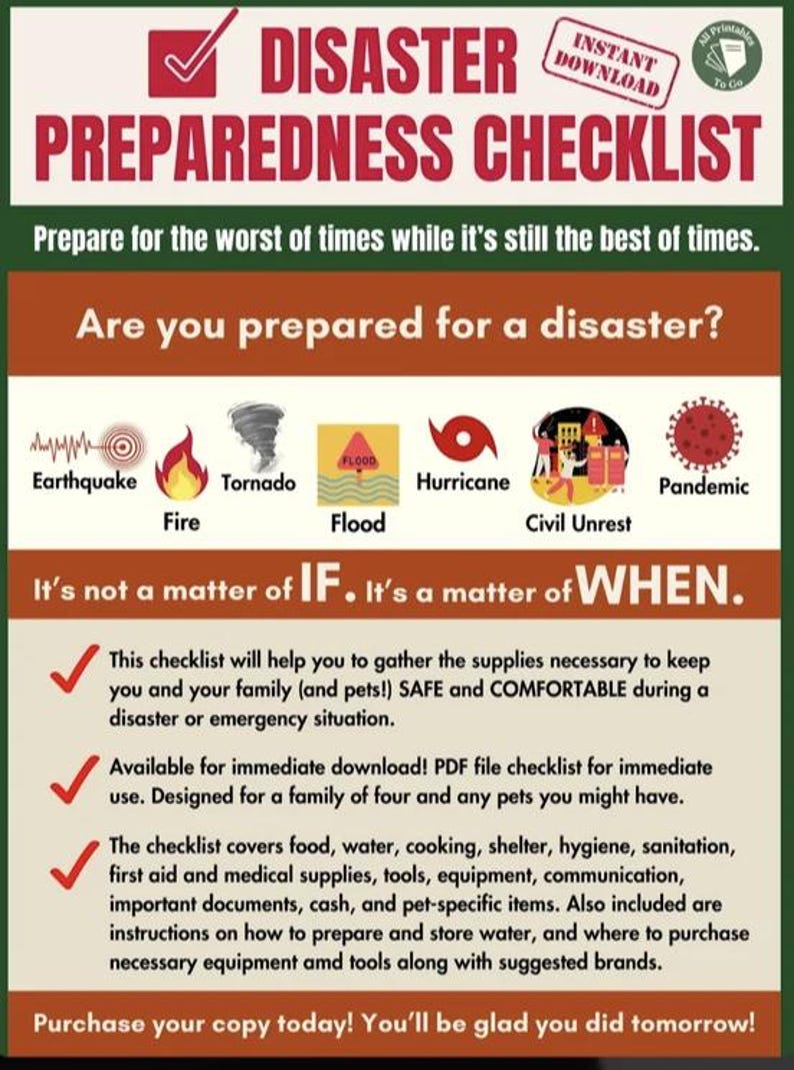 The Ultimate Hurricane Emergency Guide - Etsy