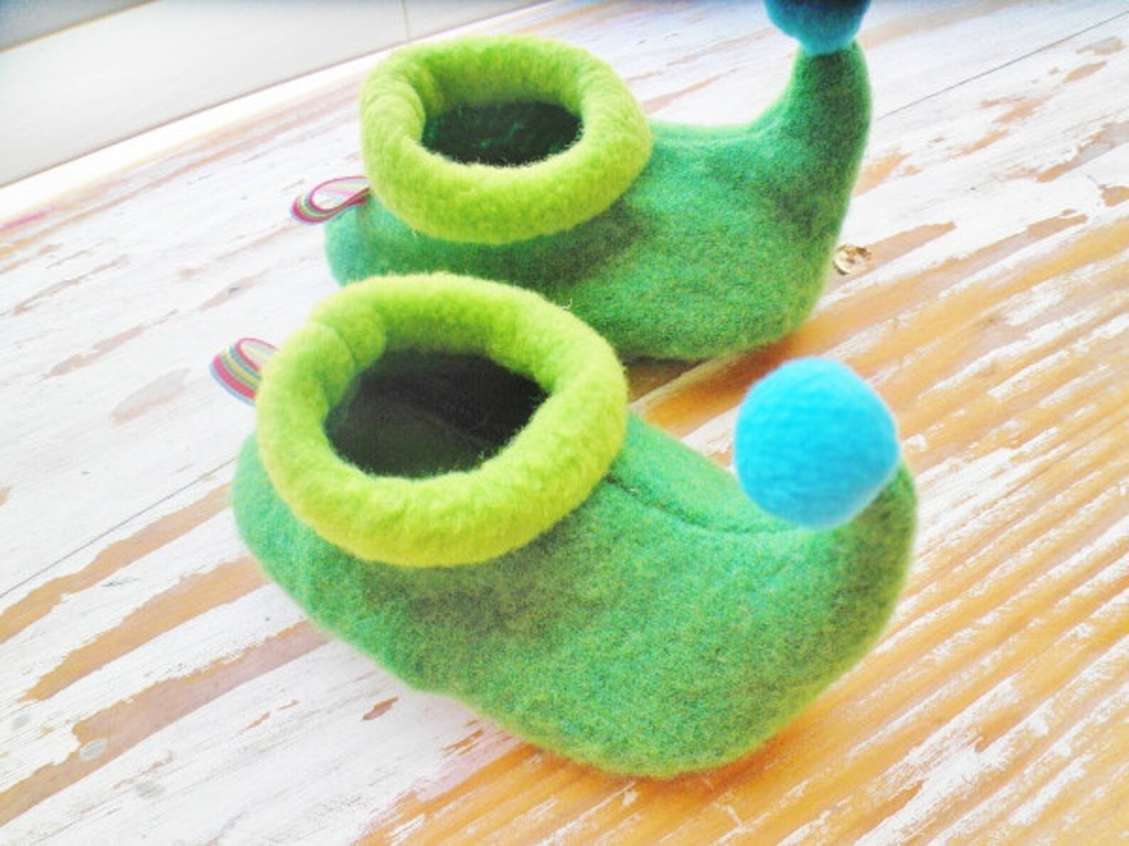 Elf Slippers PDF Pattern newborn Child Size 13 - Etsy