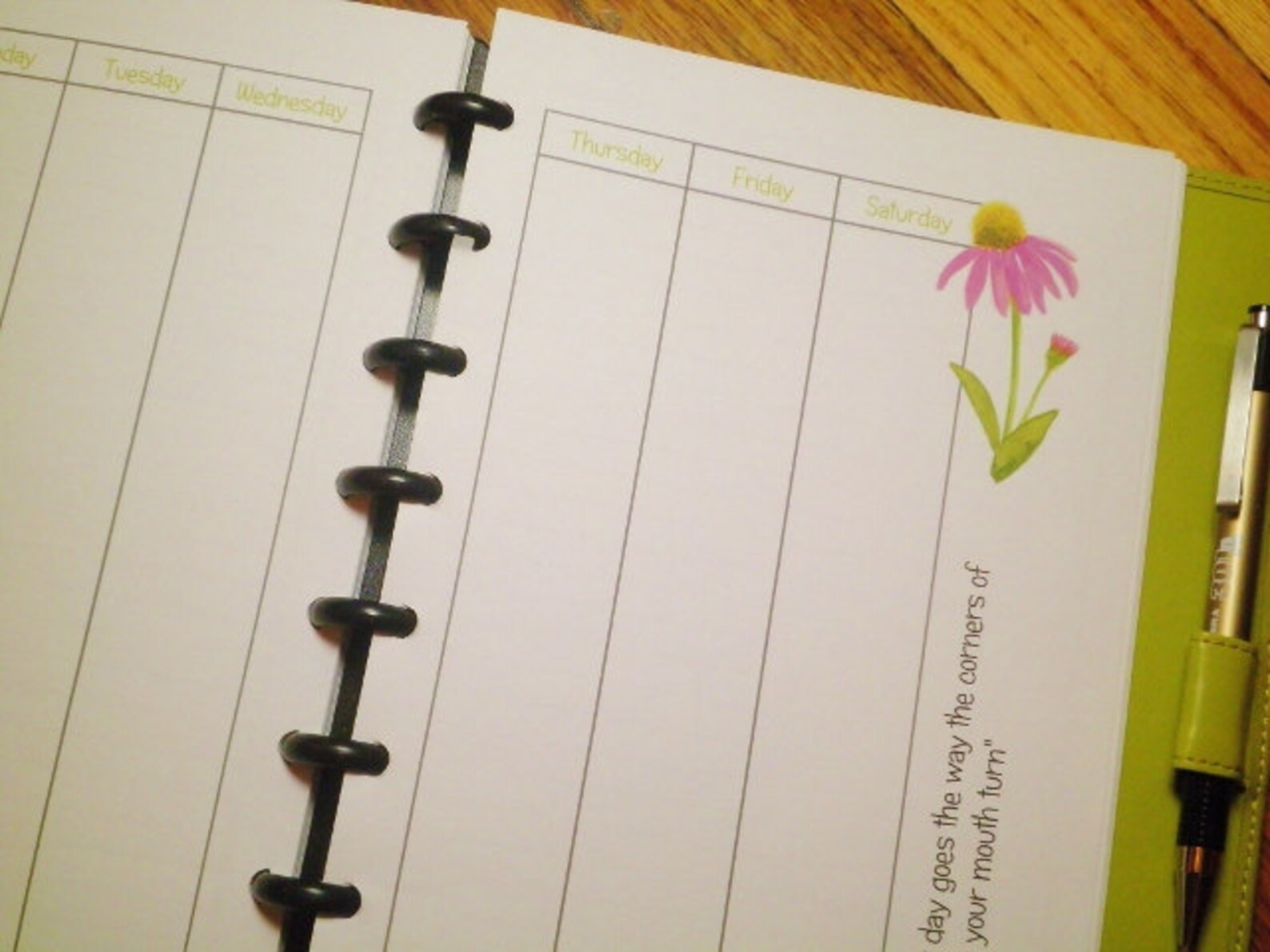 WEEKLY Editable Watercolor Printable Planner Pages INSTANT - Etsy