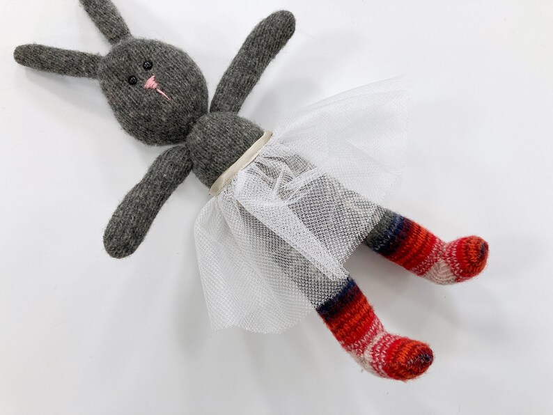 Stuffed Bunny and Bear - Upcycled Sweaters and Fleece - PDF Sewing ...