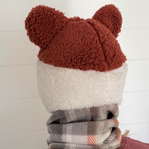 Fleece Animal Beanie / PDF Sewing Pattern / Bunny, Frog, Bear, Cat ...