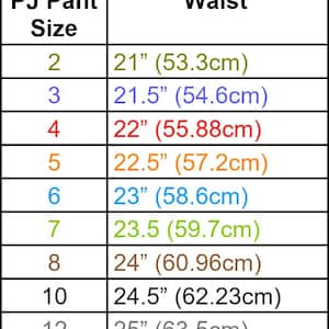 Pajama Pants PDF Sewing Pattern / / Sizes 2T - Child 12 - Etsy