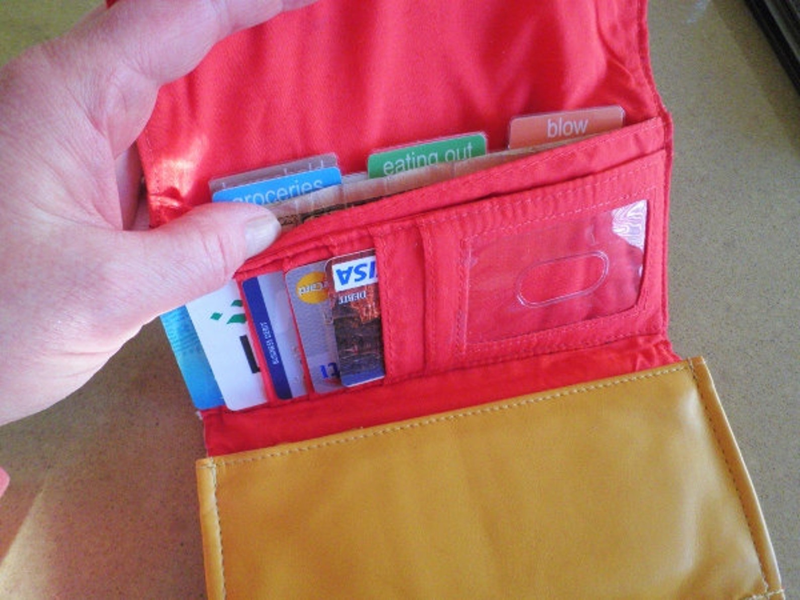 Wallet Cash Dividers - Envelope System -printable and Editable PDF File ...