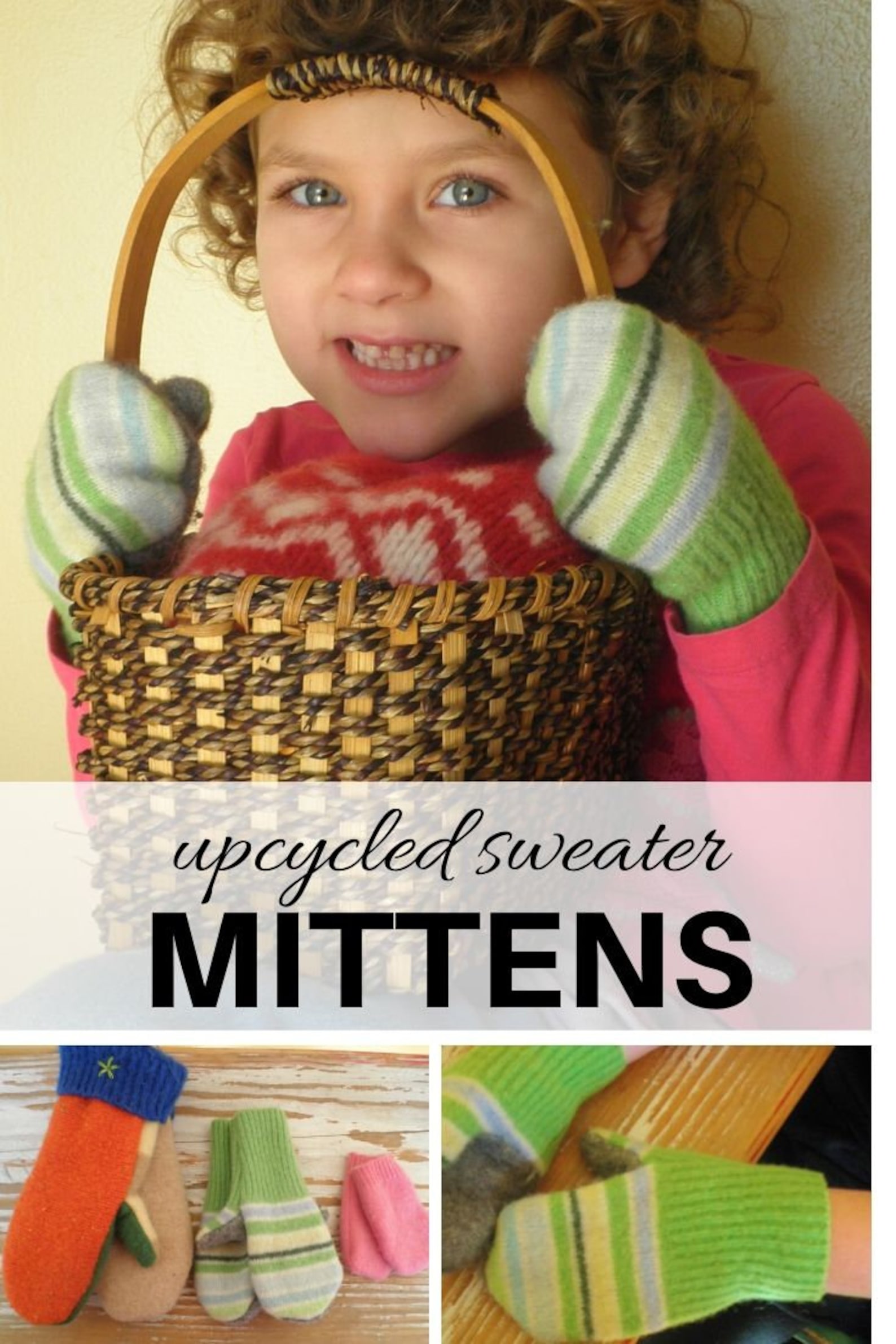 Mitten Pattern - Infant, Toddler and Child Sizes - PDF Sewing Pattern ...