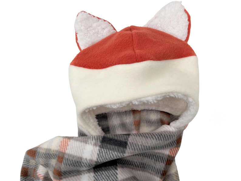 Fleece Animal Beanie / PDF Sewing Pattern / Bunny, Frog, Bear, Cat ...