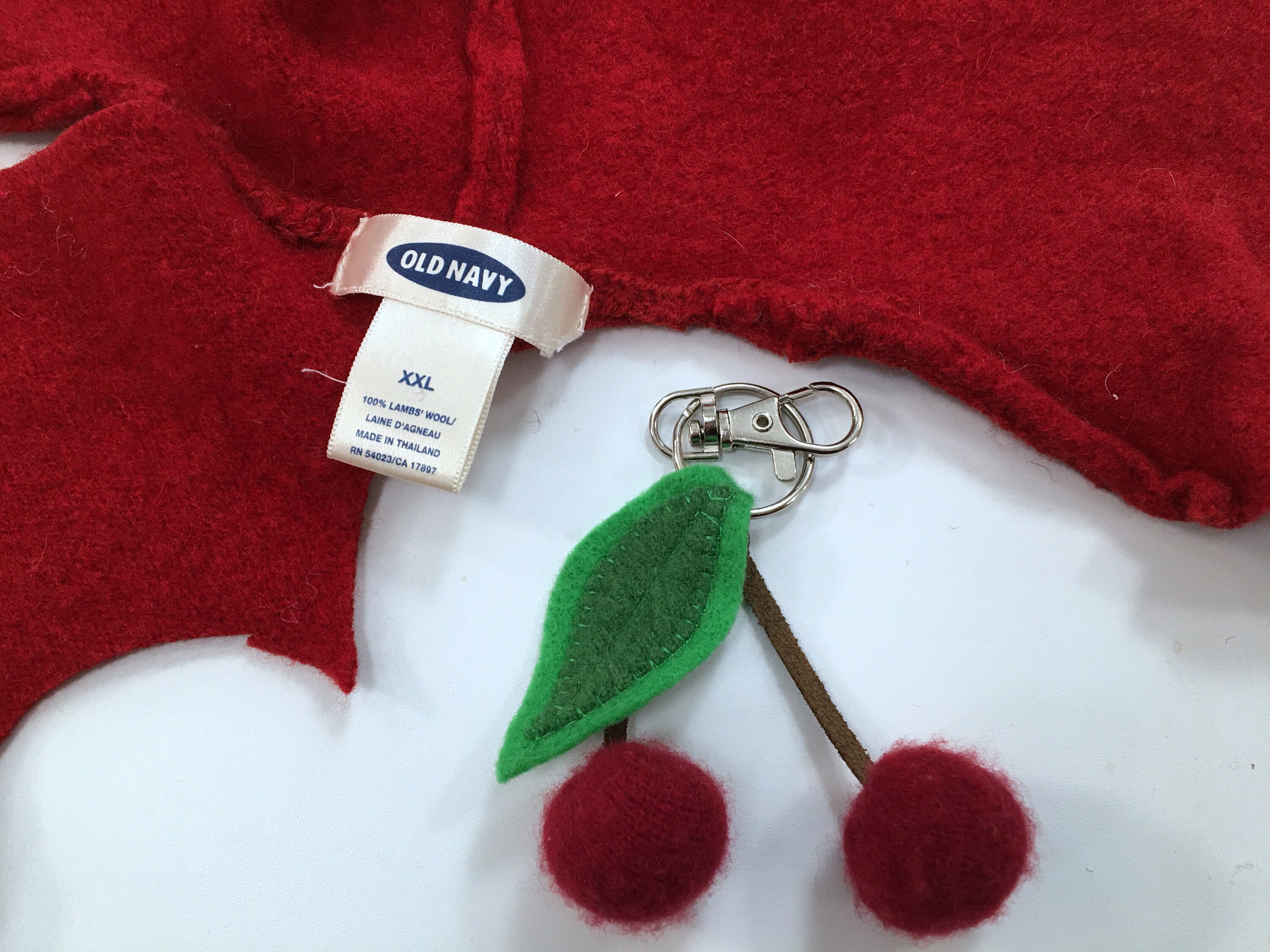 DIY Felt Cherries Sewing Pattern Tutorial- Key Chain and Magnet ...