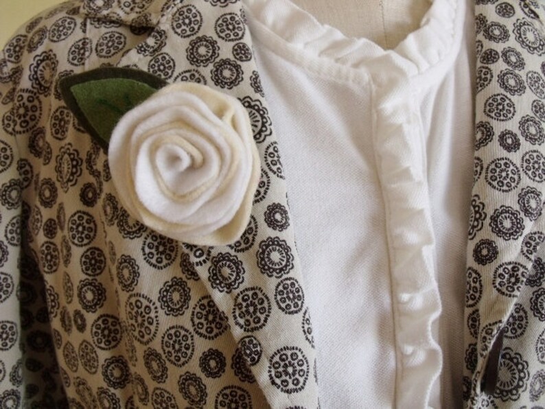 Fleece & Felt Flowers PDF Pattern Tutorial INSTANT - Etsy