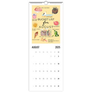 Family Fun & Faith Bucket List Calendar 2025 - Etsy