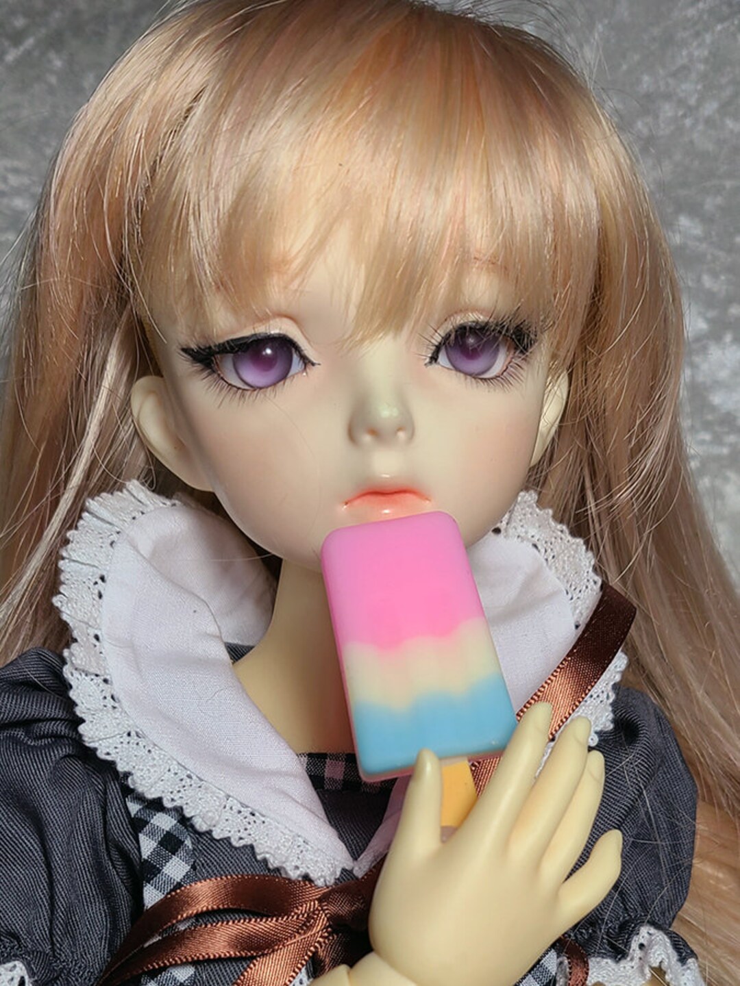 1/3 60cm Doll Bjd Popsicle Ice Cream Dessert Pink White Blue - Etsy