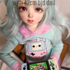 1/4 1/3 BJD Doll Game Console Blue Red Nintendo Inspired Switch Animal ...
