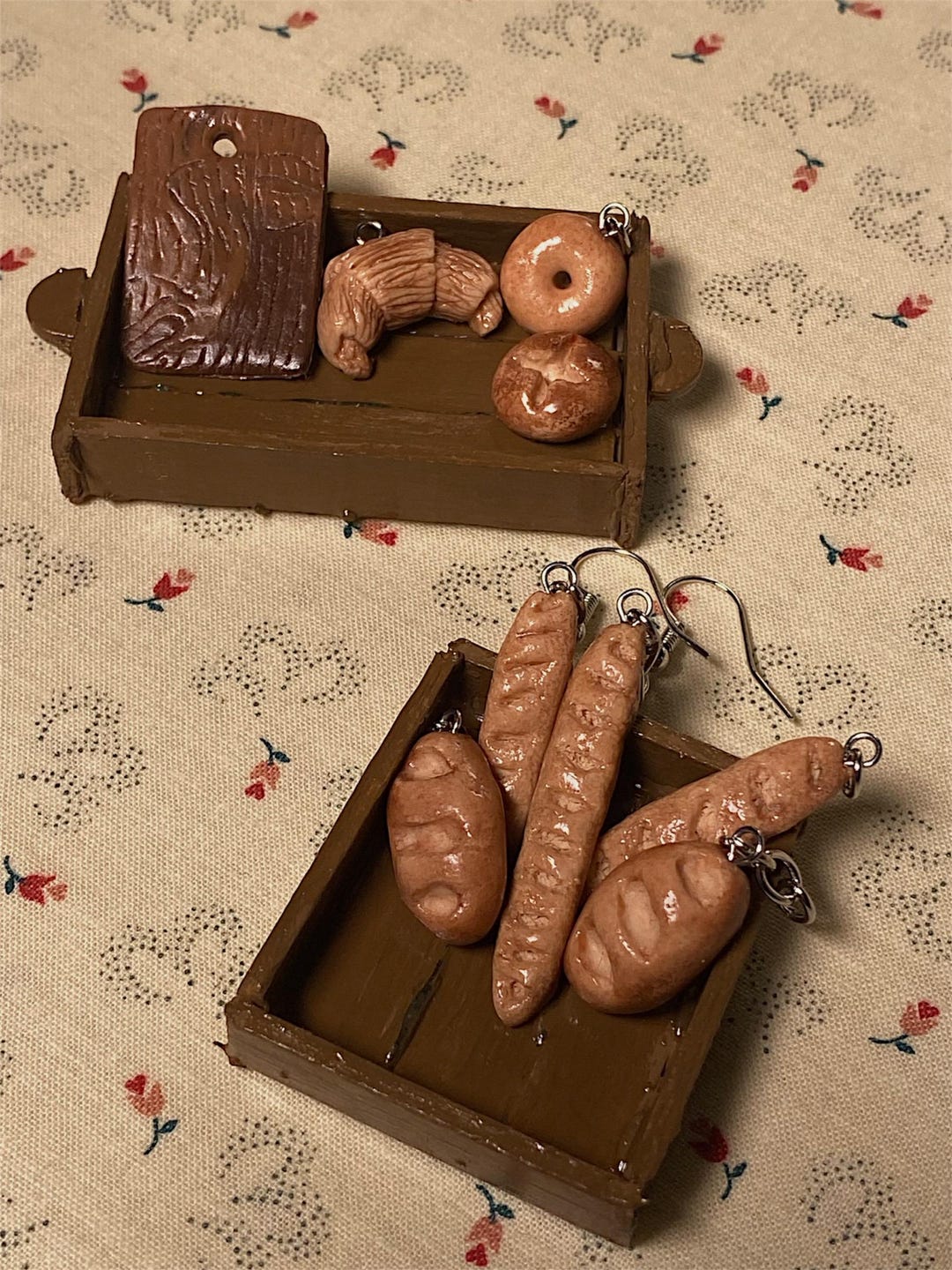 Handmade Polymer Clay Miniature Bakery Breads - Etsy