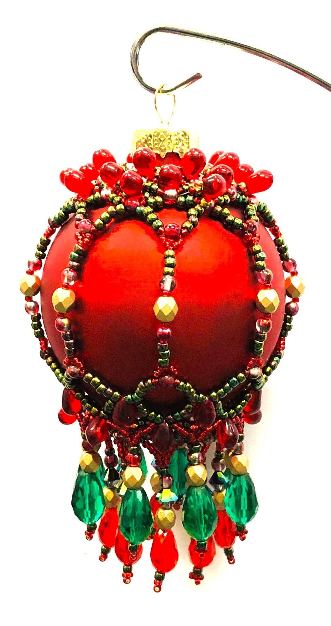 Fringalicious Christmas Bauble (tutorial Only - English Only) - Etsy