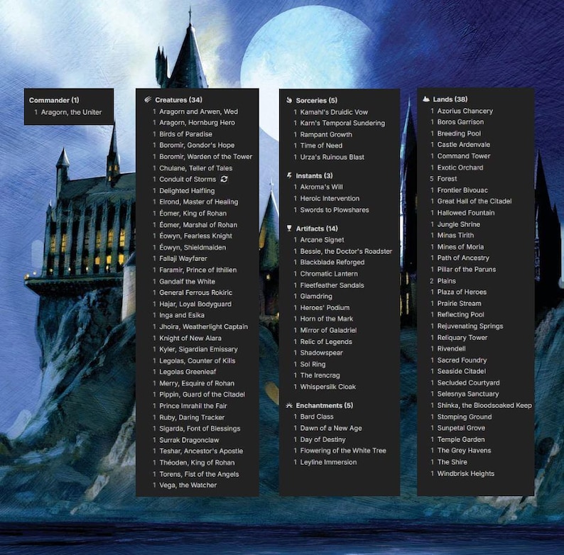 Proxy Commander Decks - Complete Custom EDH Deck Proxy Cards Proxies ...