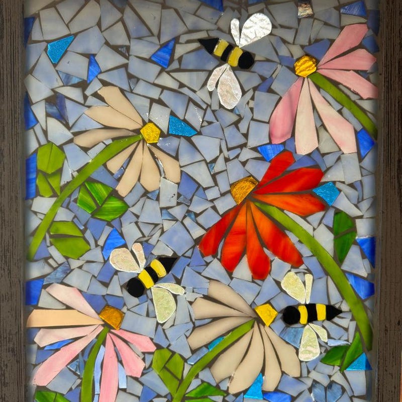 Bee Mosaic - Etsy
