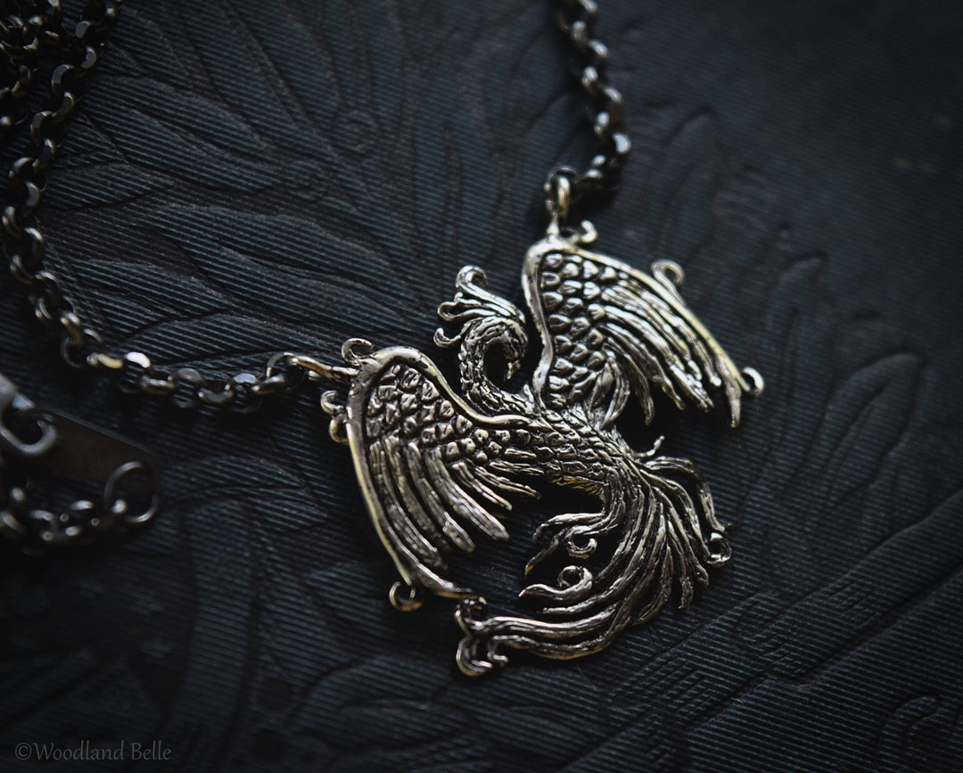Collier Phoenix pour Homme Pendentif Phoenix Argent Sterling - Etsy France