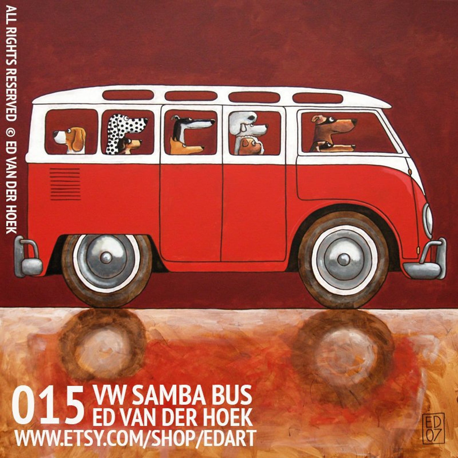 015 Samba Print 14x14cm/5.5x5.5 - Etsy