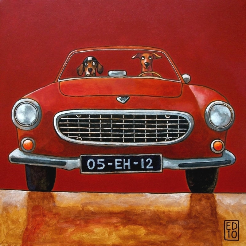 200 Volvo P544 folded art card 15x15cm/6x6inch with envelope Paper ...