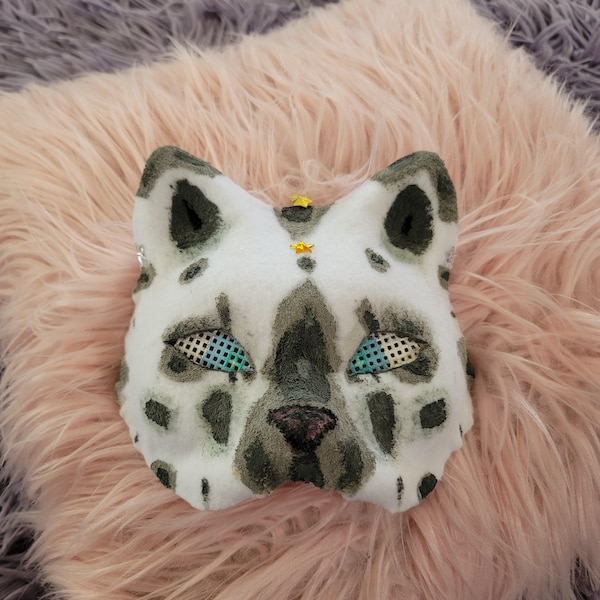 Snow Leopard Therian Mask - Etsy