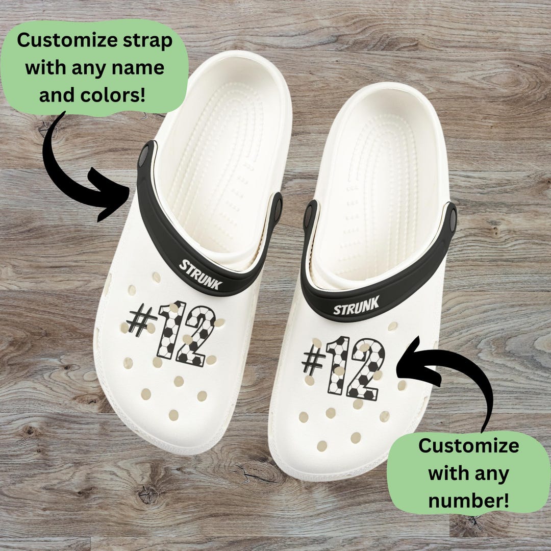 Custom Soccer Clogs Personalized Soccer Gift Sports Team Clogs With ...