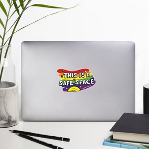 LGBTQ 'this is A Safe Space' Vinyl Sticker - Etsy