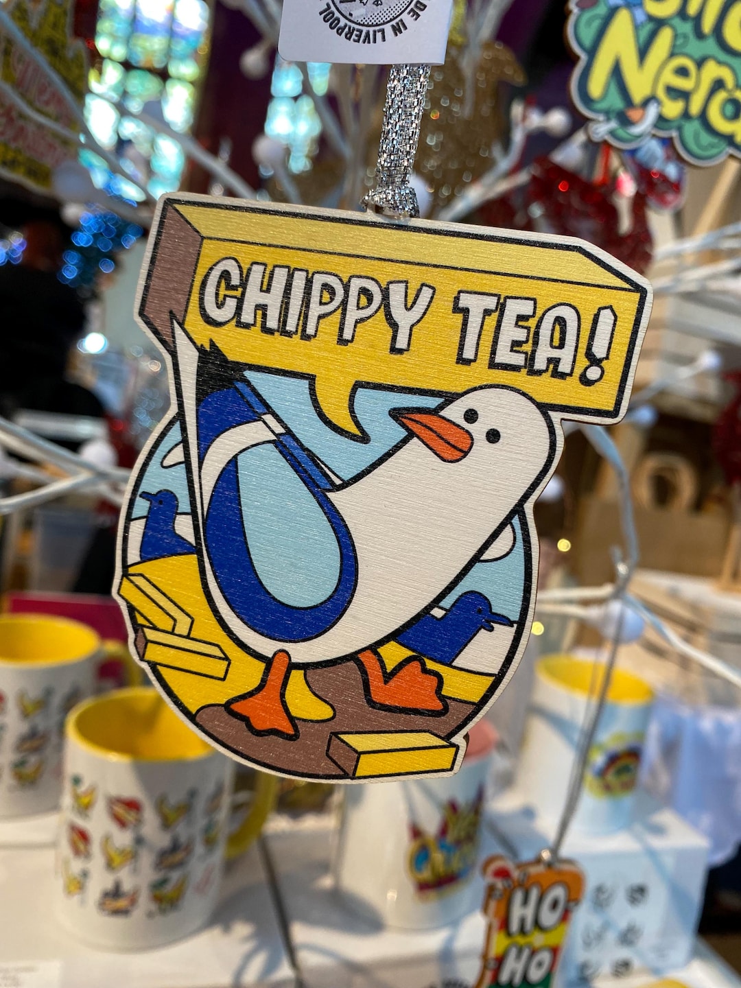 Chippy Tea Seagull Chip Shop Decoration - Etsy