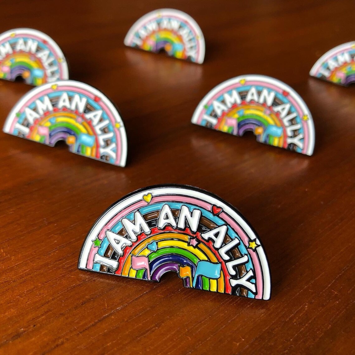 I Am an Ally Enamel Pin Badge - Etsy
