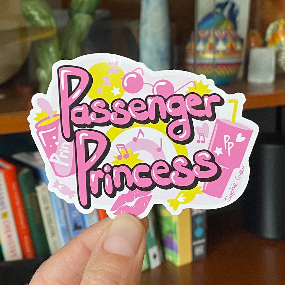 Passenger Princess Big Vinyl Sticker - Etsy