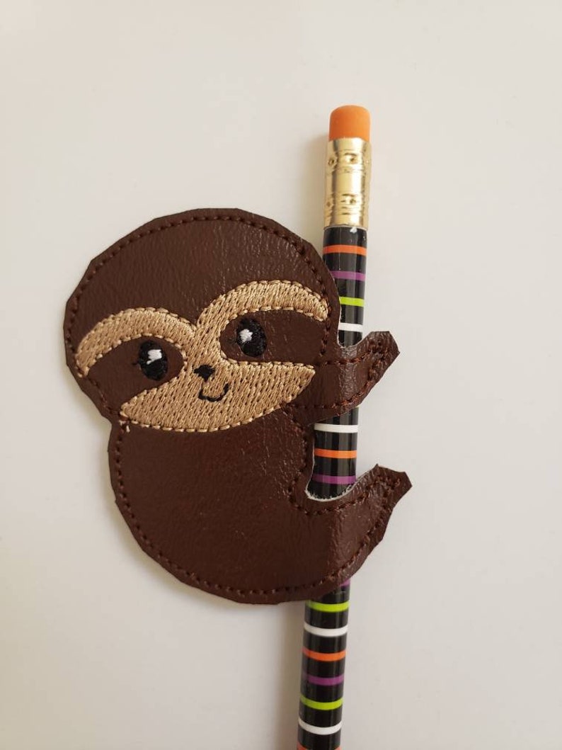 Sloth Pencil Toppers Birthday Party Favor Pencil Slider | Etsy