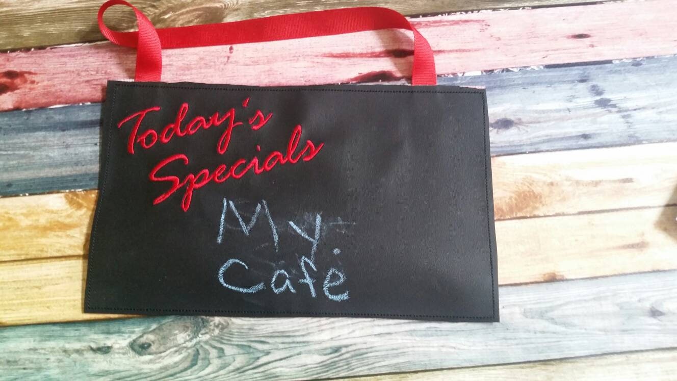 Pretend Restaurant Play Set: Apron, Menus, Guest Check - Etsy