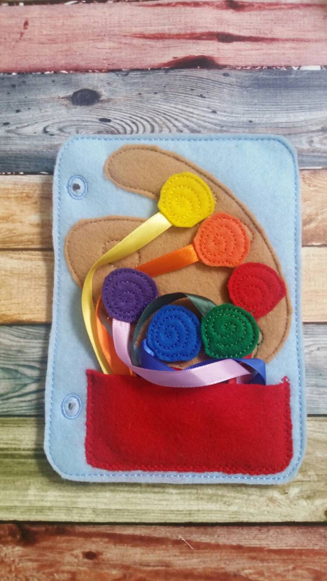 Toddler Quiet Book- Quiet Book Pages - Paint Palette - Color Match ...