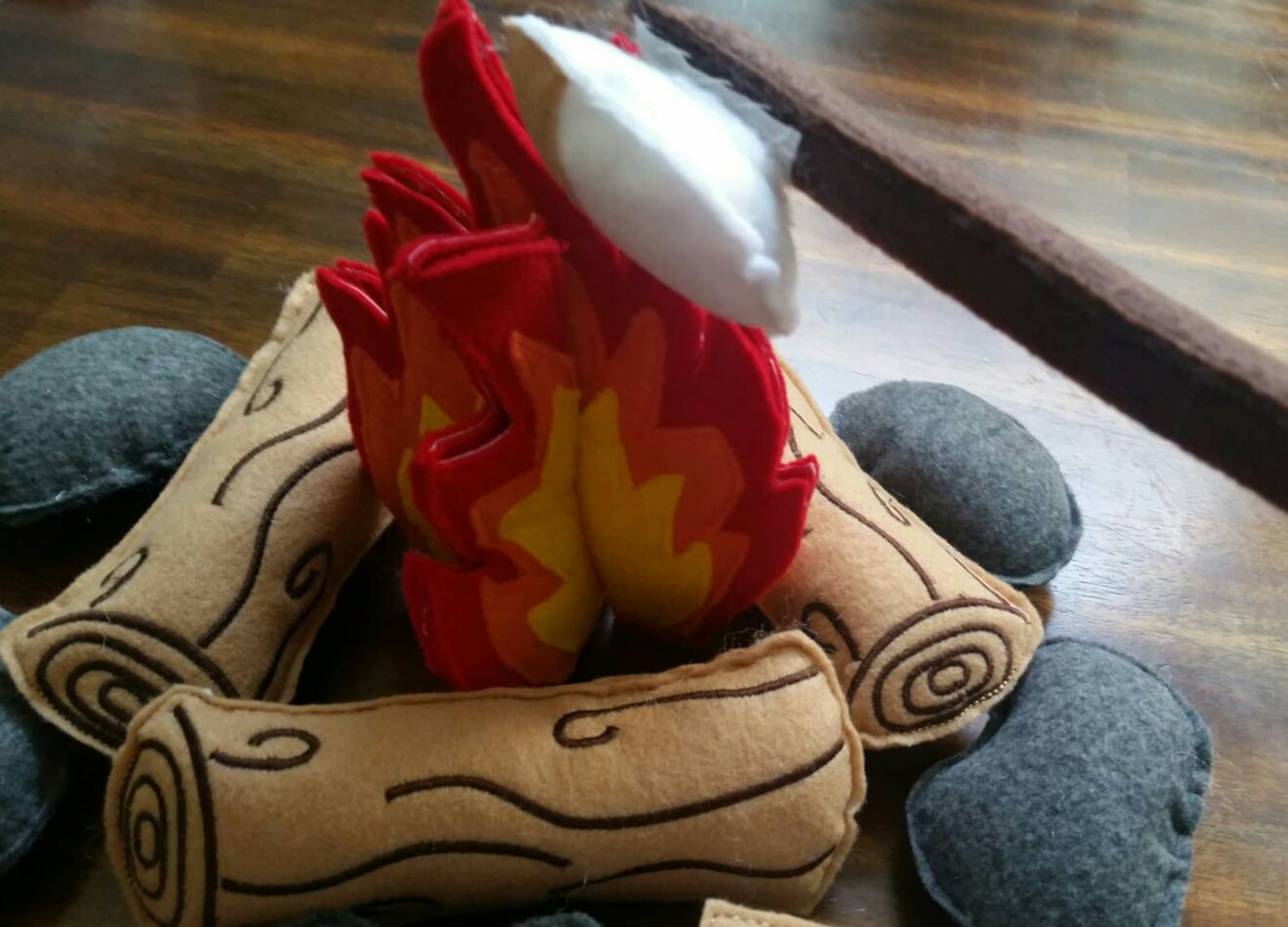 Felt Campfire Set Felt Camping Toy Campfire for Kids Felt | Etsy UK