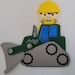 Movable Construction Vehicle Play Set Construction Worker Finger ...