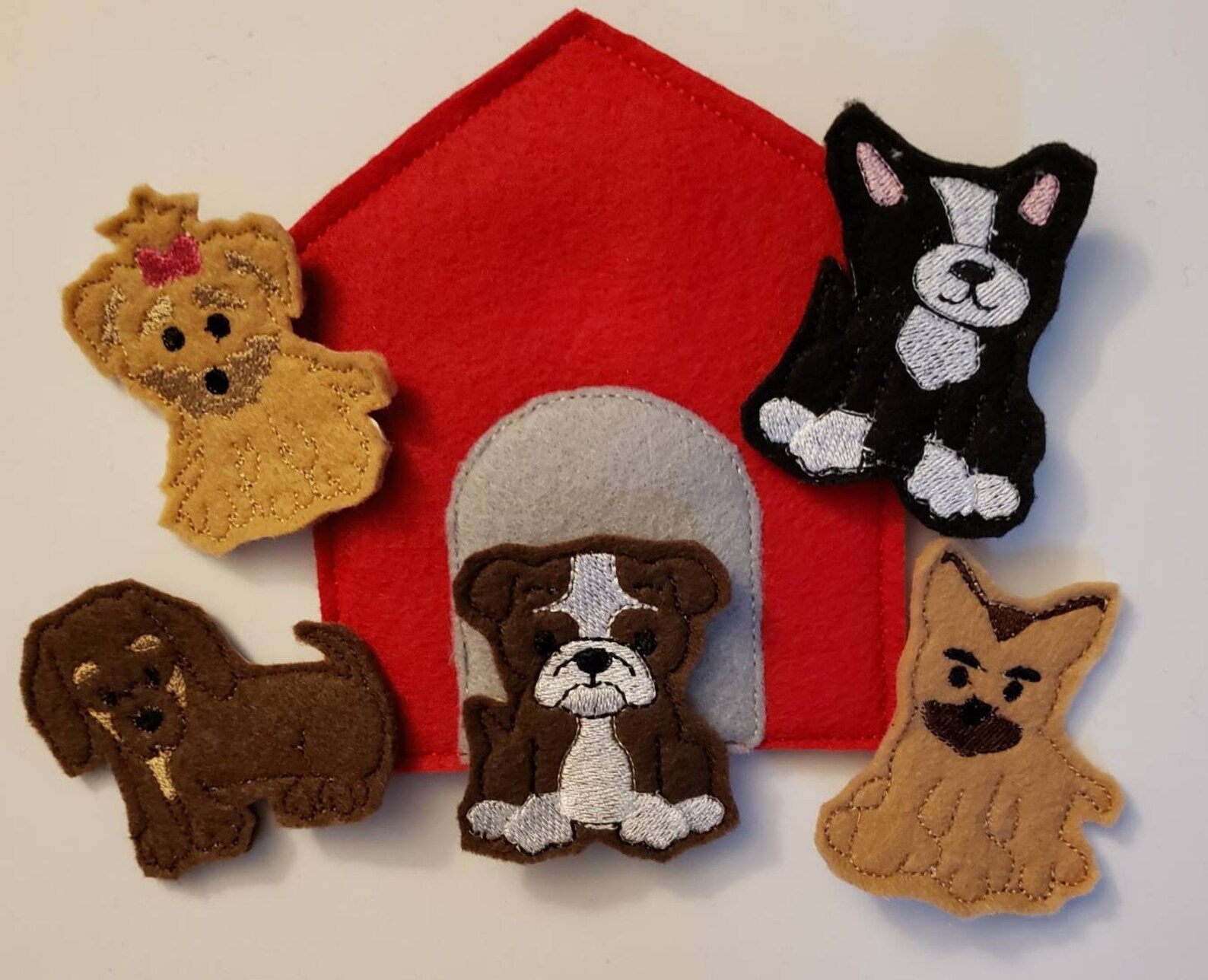 Dog Finger Puppets Dog Toy Puppy Finger Puppet - Etsy