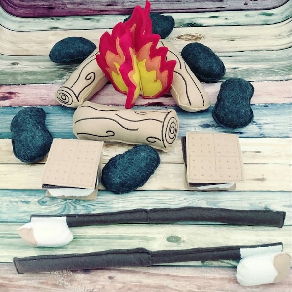 Felt Campfire - Etsy