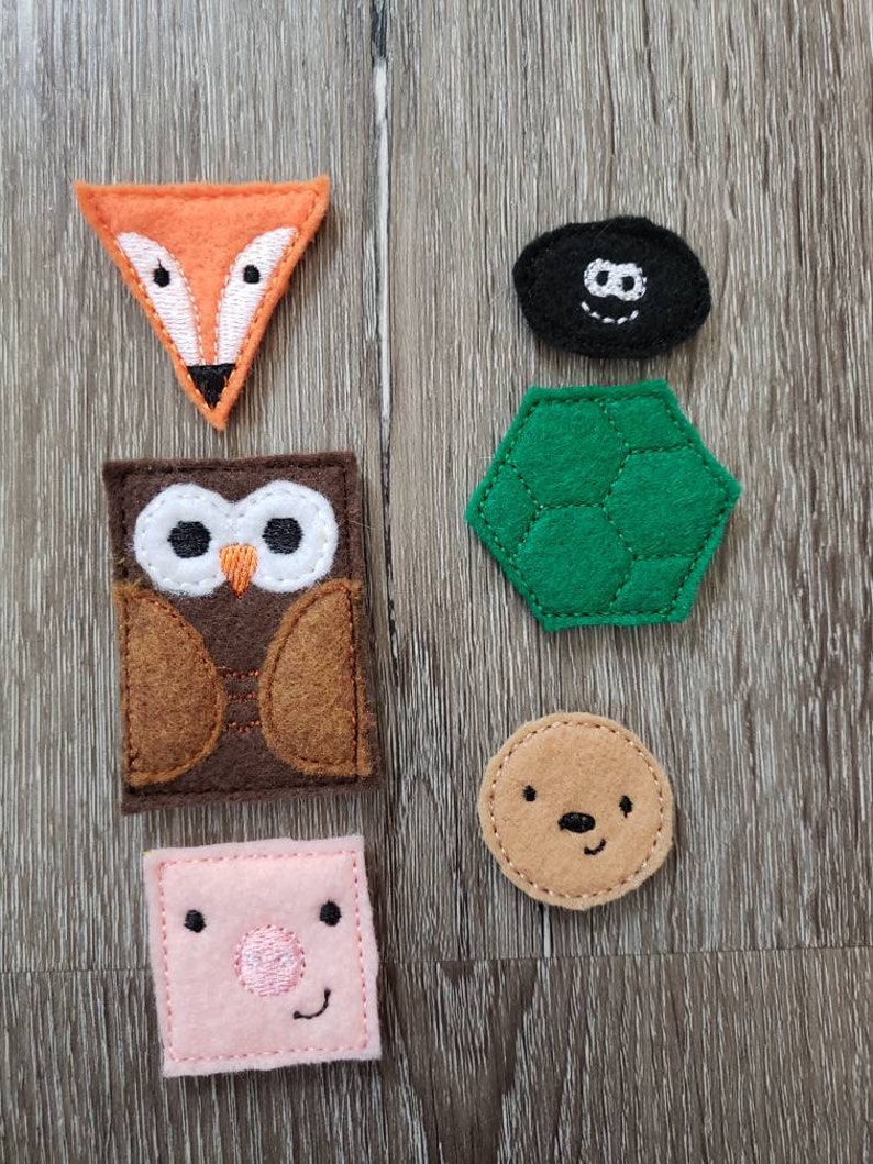 Animal Shapes Quiet Book Page Gift for Kids Build Your Own - Etsy UK