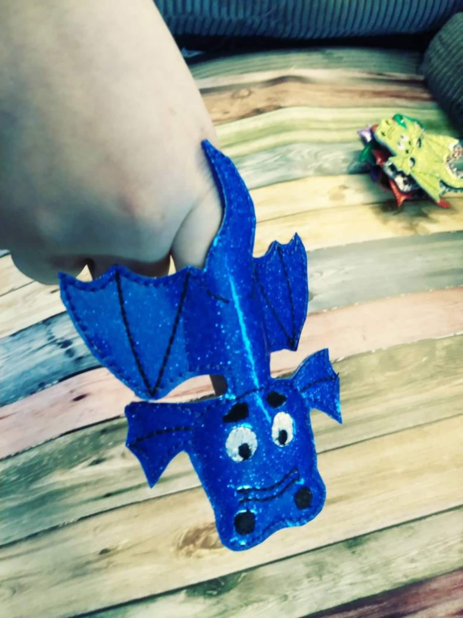 Dragon Finger Puppet Fantasy Finger Puppet Dragon Pencil - Etsy Canada