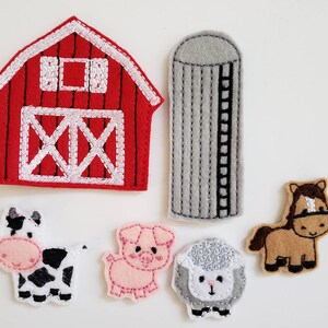 Farm Animal Felt Quiet Book Page - Busy Book - Activity Book - Learning ...