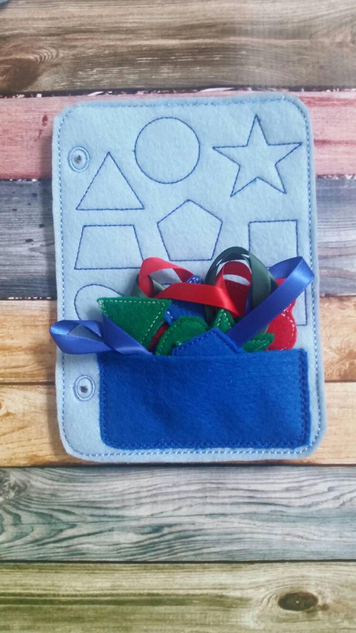 Toddler Quiet Book Quiet Book Pages Shapes Matching Game - Etsy