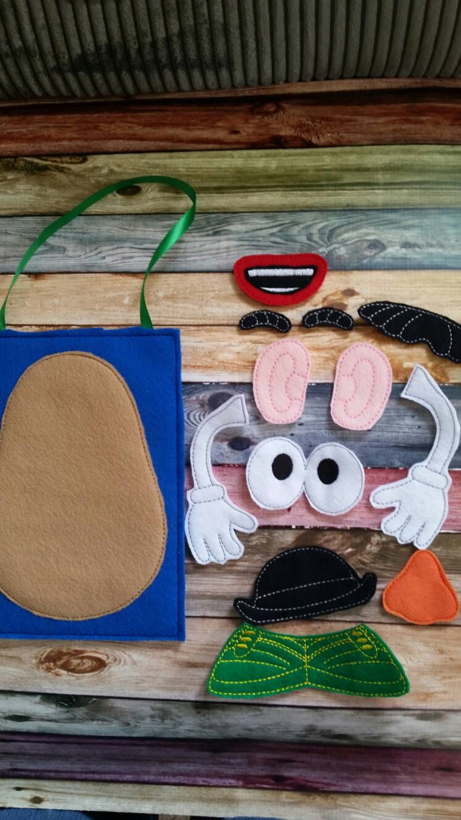 Build Your Own Spud Quiet Activity Bag Quiet Book Page Fun | Etsy