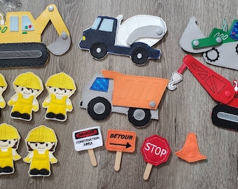 Construction Puppets - Etsy
