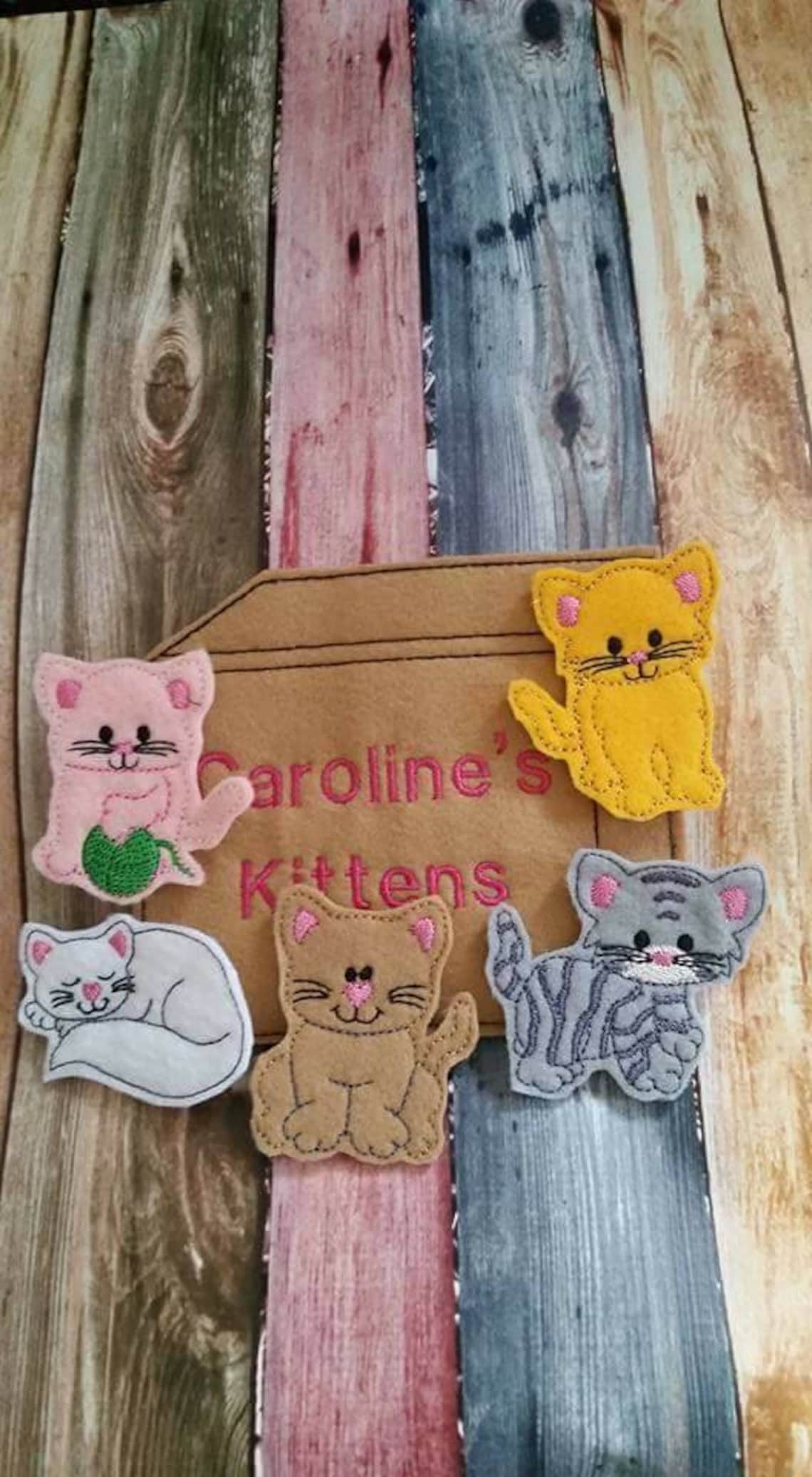 Cat Finger Puppets Cat Toy Kitten Finger Puppet - Etsy