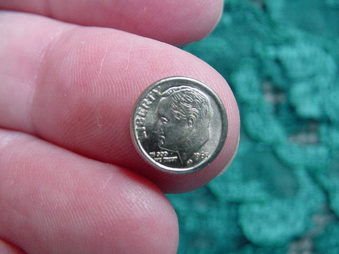 Miniature US Roosevelt Dime 20th Century Mini Token Minted Collector ...