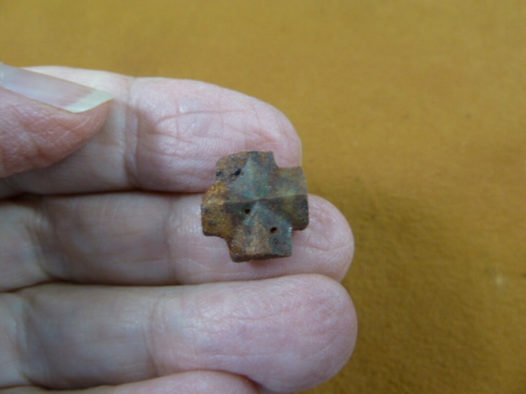 9/16 Fairy Stone Cross Staurolite Crystal Oiled Christian Religious DIY ...