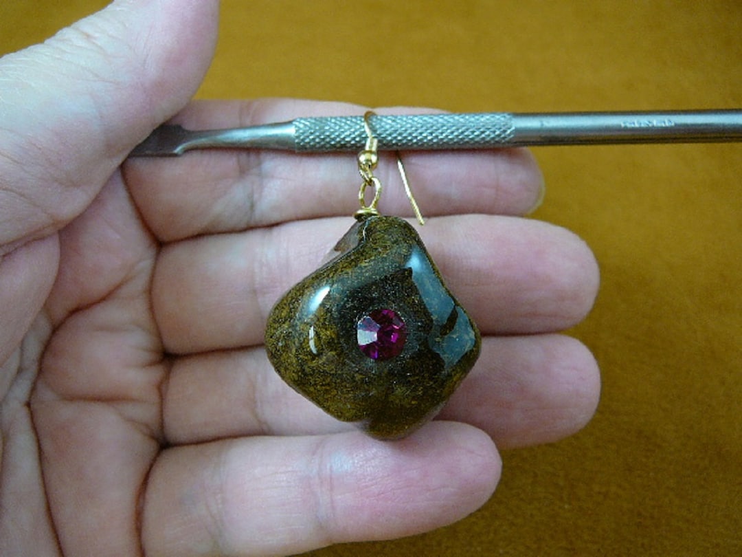 Real Moose POOP Doo Doo Turd Bling Hot Pink Rhinestone Gold Tone Wire ...