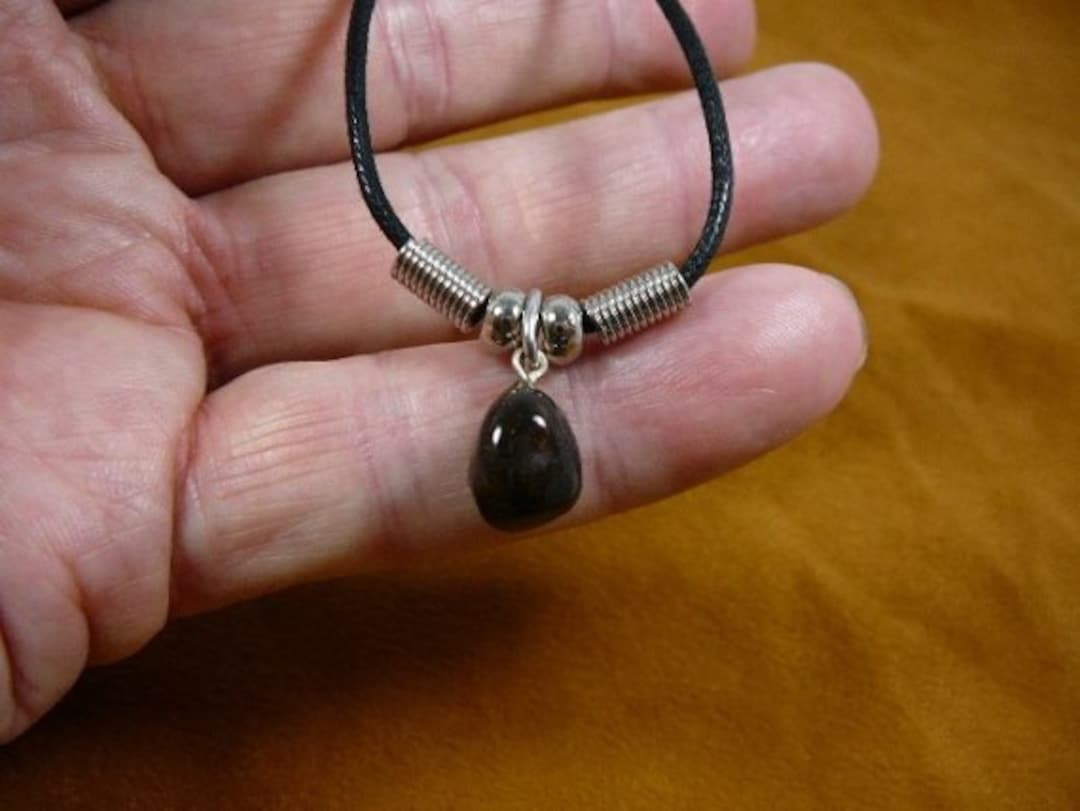 Real DEER POOP Doo Doo Nugget Black Silver Necklace Pendant Jewelry ...