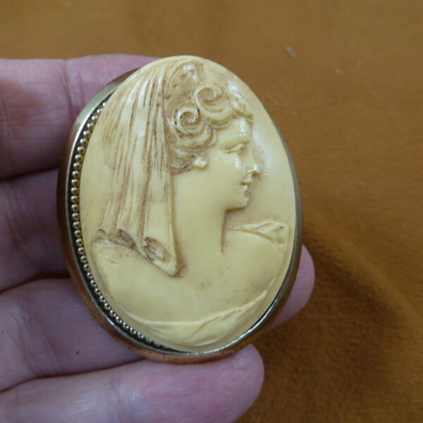 Antique Ivory Brooch - Etsy