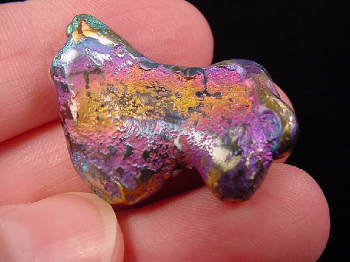 Weird Rare Titanium Polymorph Pink Yellow Rainbow Jewelry - Etsy UK
