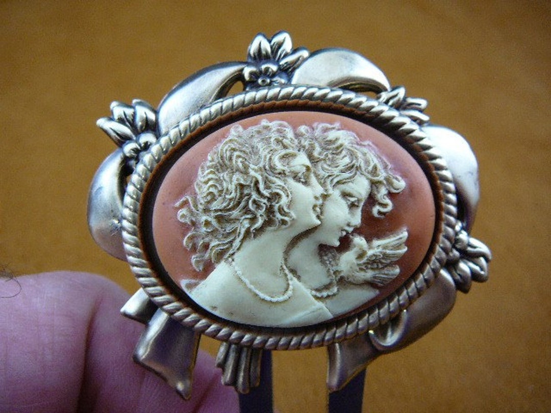 Two Sisters Twins Mother Daughter Women Ladies Bird Orange + Ivory ...