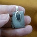 7.3 G Campo Del Cielo Meteorite Slice Pendant Widmanstatten Pattern ...